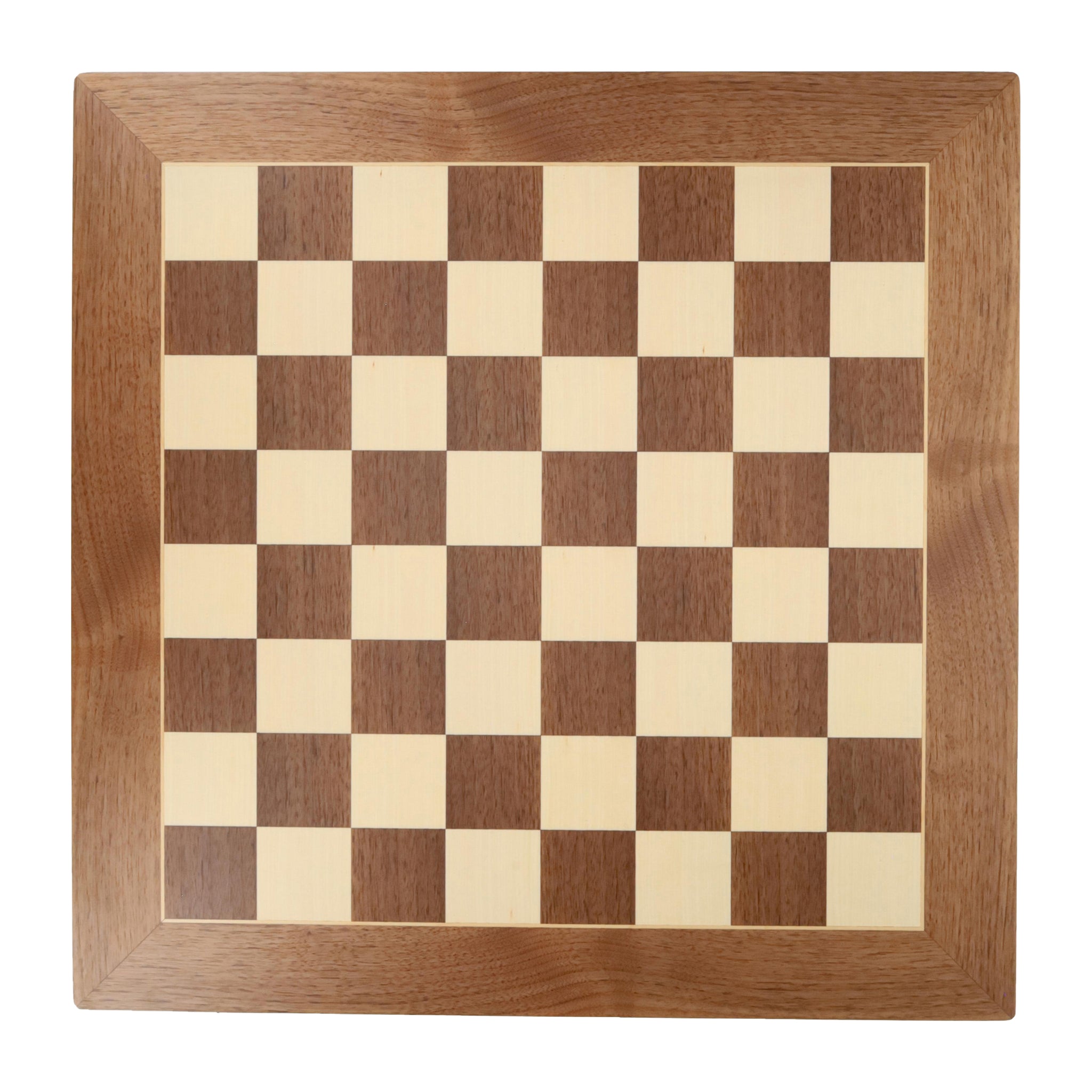 WE Games Luxury Wooden Chess Set - 21.75 inch Walnut and Sycamore Ches ...