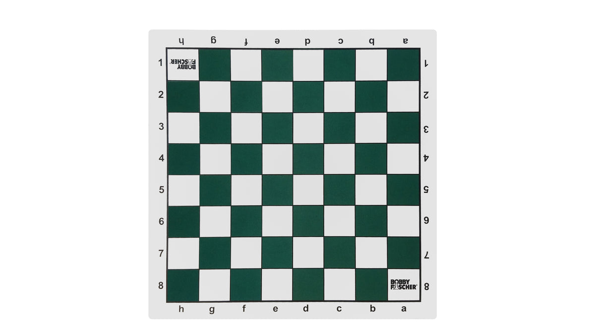 Bobby Fischer Green Tournament Roll-up Chess Board - Vinyl – American ...